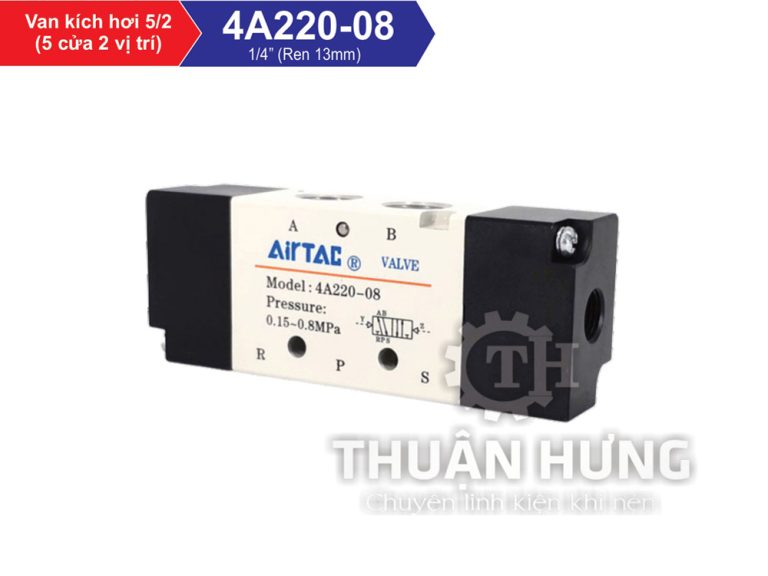 Van Khí Nén AIRTAC 4A220-08 (Van Điều Khiển Bằng Khí Nén 5/2)