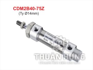 Xi Lanh Khí Nén SMC CDM2B40-75Z (Loại Tiêu Chuẩn, Tác Động Kép)