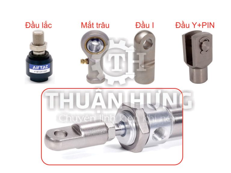 Đầu Y Xi Lanh Khí Nén AIRTAC F-M22X150Y (Đầu Nối Xy Lanh Y+PIN)