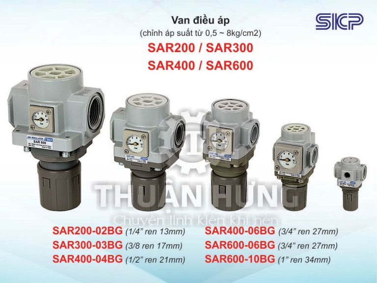 Van điều áp SKP SAR200-02 (van chỉnh áp suất ren 13)
