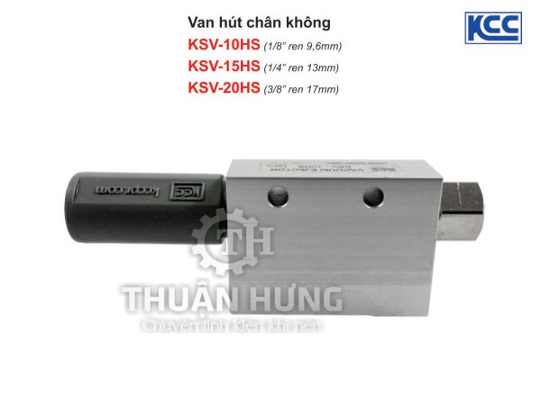Van hút chân không KCC KSV-15HS (1/4", ren 13mm)